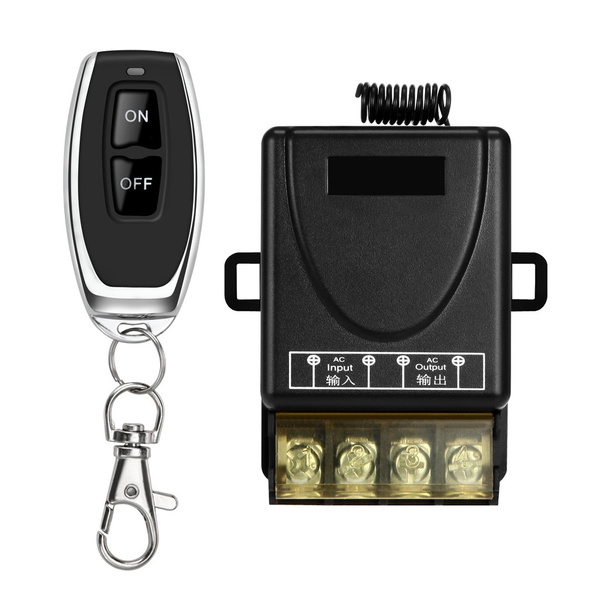 Universal Wireless Remote Control Switch Transmitter AC 12-72V 30A ...