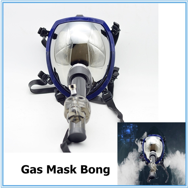 Acrylic Gas Mask Water Tobacco Smoking Pipe (Chrome Plated) Pipe Color ...