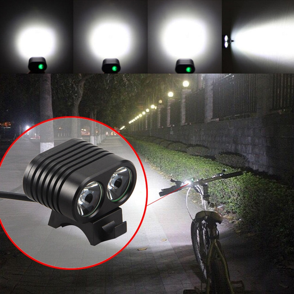 Super Bright 8000Lumen 2x XM-L2 LED Bicycle Lamp Bicycle Bike Light ...