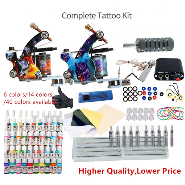 Size1: 6 colors /Size2: 14 colors /Size3: 40 colors Tattoo Ink Kit 2 ...