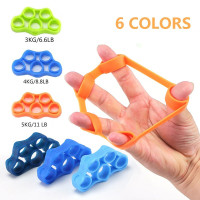 6 Colors Hand Grip Finger Strength Exercise Gripper Forearm Health ...