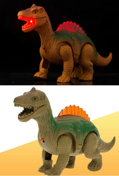 Electric Walking Dinosaurs Light Sound Toys Animals Model for Kids ...