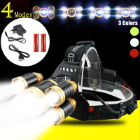 High Bright 5 LED Head Lamp Zoomable 5 Led Headlight Torch LED Headlamp ...
