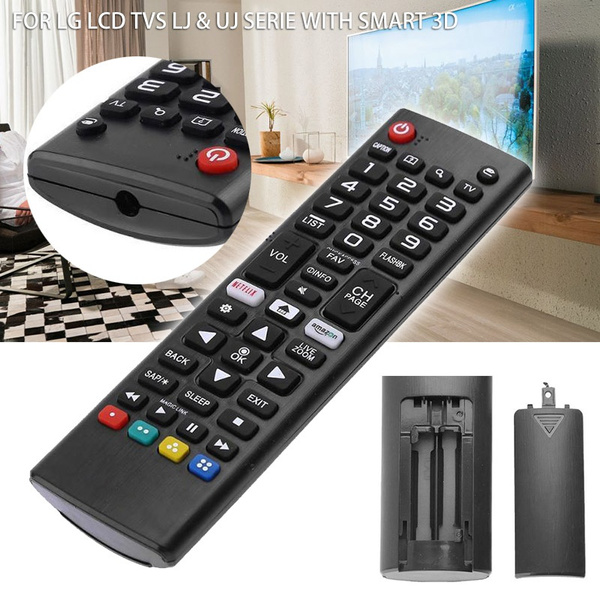 New Black TV Remote Control AKB75095307 For LG LCD TVs LJ & UJ Serie ...