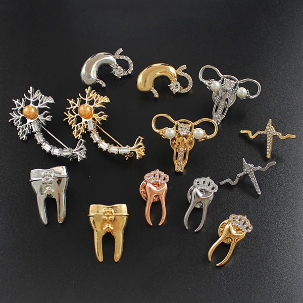 Medical organ pearl brooch uterus gastrointestinal system nerve heart ...