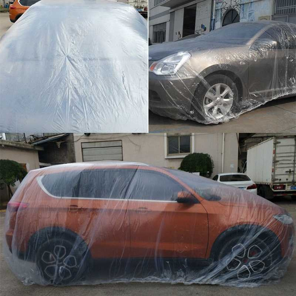 Transparent Car Cover PE Outdoor Waterproof Scratch/Rain/Dust Proof M ...