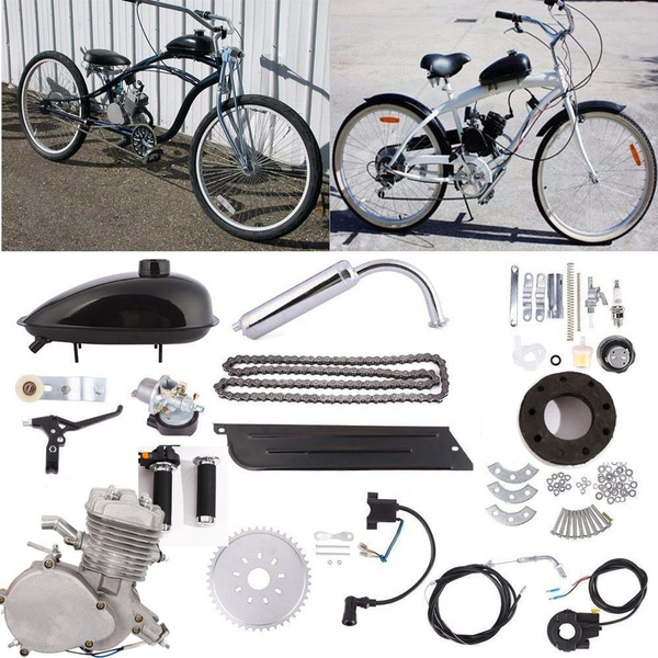 80cc Bike Bicycle Motorized 2 Stroke Petrol Gas Motor Engine Kit Set | Wish