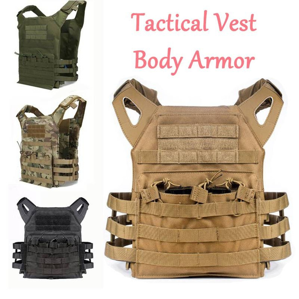 4 Colors Tactic Vest Body Armor Hunting Plate Carrier Ammo Chest Rig | Wish
