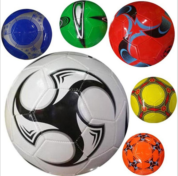 2018 Hot Sale PVC Soccer Ball Random Color Size 5 Football Goal League ...