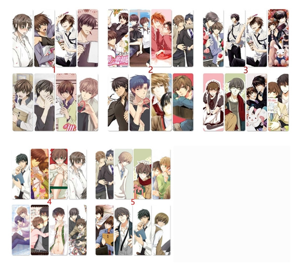 8pcs/set PVC bookmarks of anime Sekai ichi Hatsukoi book marks cosplay ...