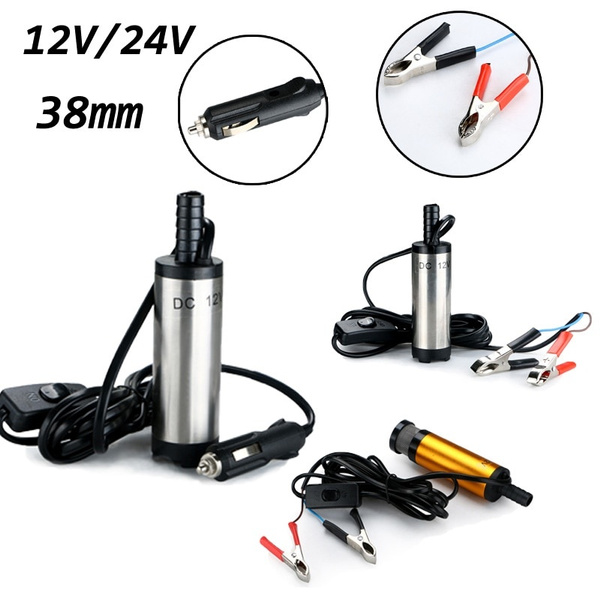38mm Transfer Refueling Submersible Pump DC 12V 24V Diesel Fuel Water ...