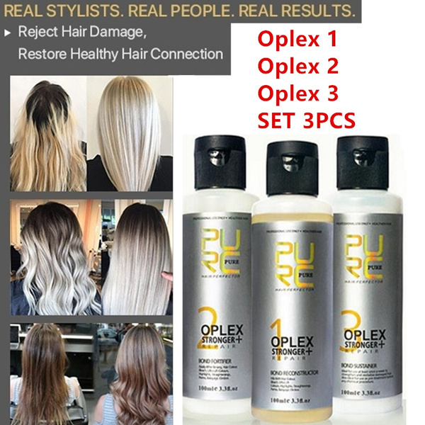3PCS PURC Oplex Bond Repair Connections of Damaged Hair, Strengthen ...