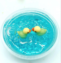 Anti-stress kids Toys Small Yellow Duck Butter Slime Clear Slime ...