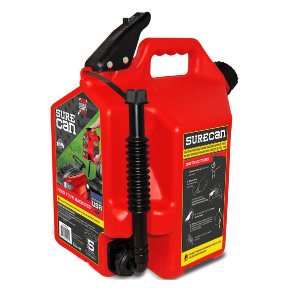 SureCan Self Venting Easy Pour Nozzle 5 Gallon Flow Control Gas ...