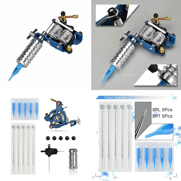 Long Serving Life Durable Professional Body Art Wrap Coil Liner Shader ...