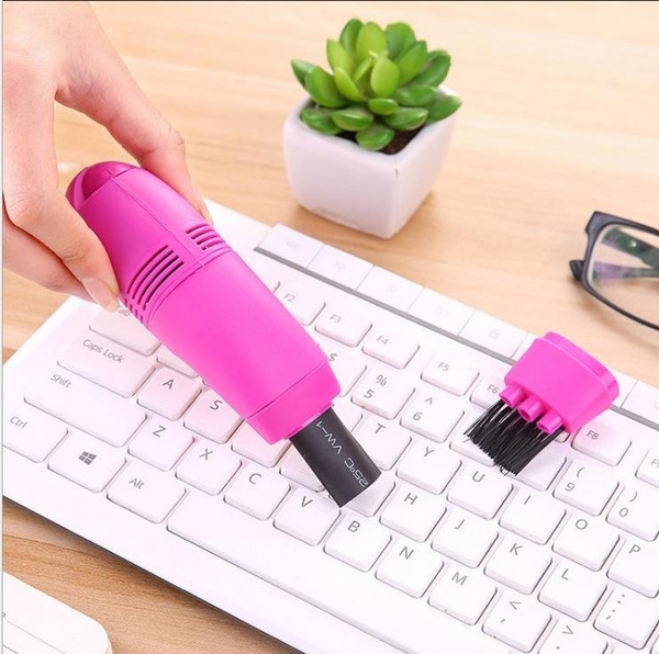 Mini USB keyboard vacuum cleaner Microcomputer cleaner dusting brush ...