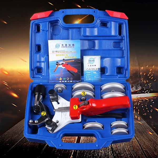 Multi Copper Pipe Bender Tube bending Tool Kit with Tube Cutter WK-666 ...