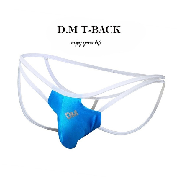 Sexy Mens Gay Backless Jockstrap Underwear G-string Hollow-out U Convex ...