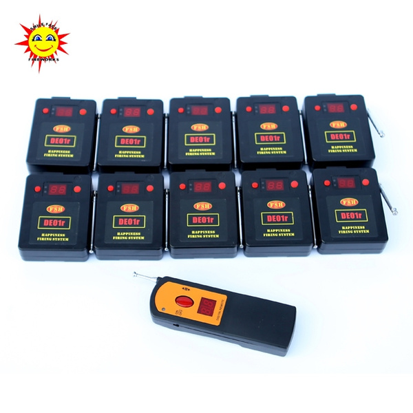 Happiness new 10 cues magic sequential fireworks ignition firing system ...