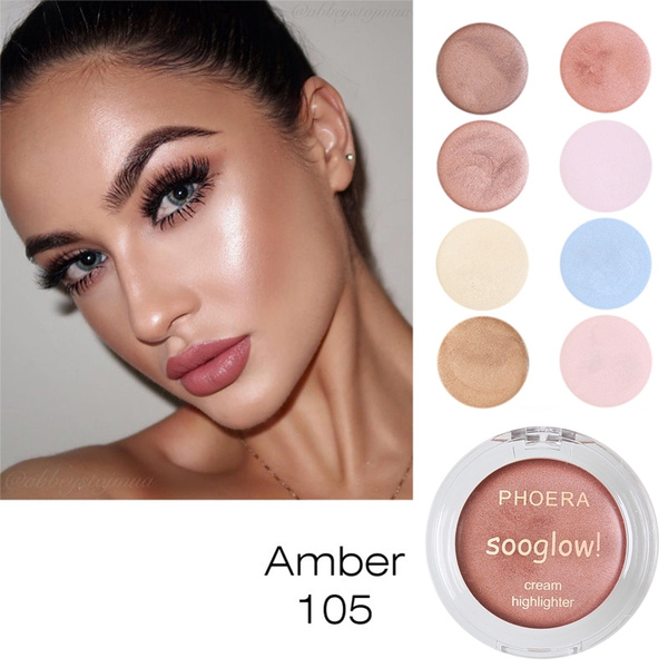 PHOERA 8 Colors Face Makeup Brighten Powder Shimmer Eye Contour Long ...