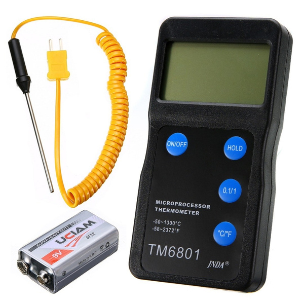 Fashion K Type Digital High Temperature Thermometer Pyrometer and Probe ...