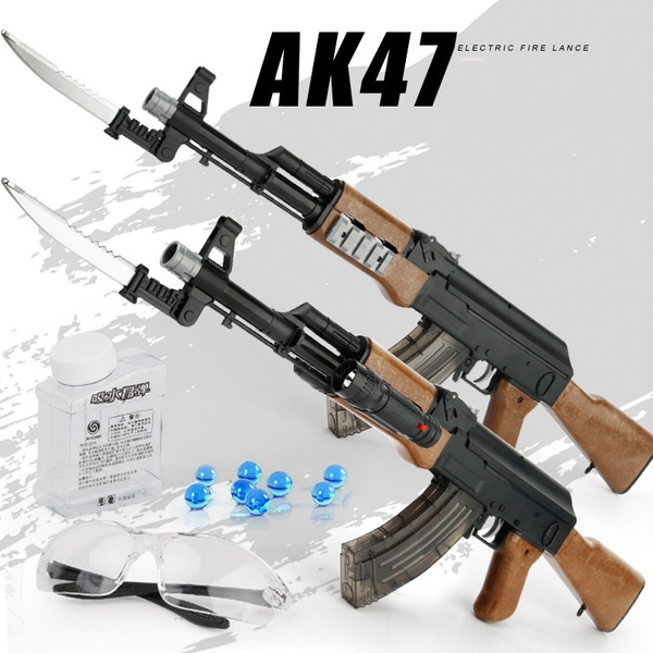 NEW AK47 Water Bullets Gun Crystal Pistol Outdoor CS Battle Toy Gun Can ...