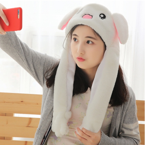 Rabbit Hat Dance Cute Kids Cuddler Moving Ear Plush Toy Gift | Wish