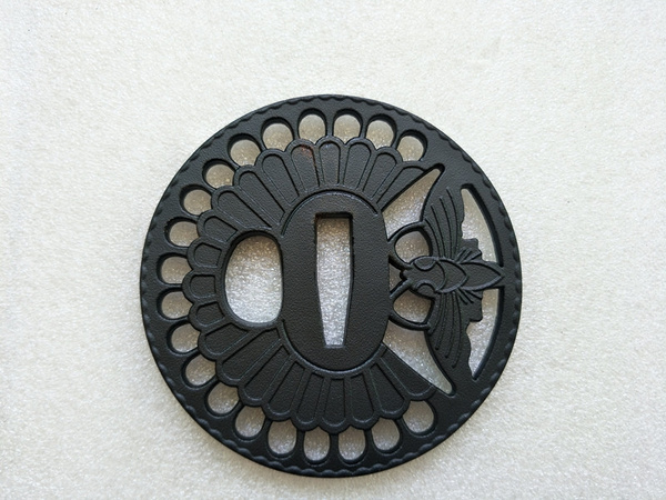 DIY KATANA SWORD TSUBA JAPANESE SASMURAI SWORD KATANA IRON TSUBA | Wish