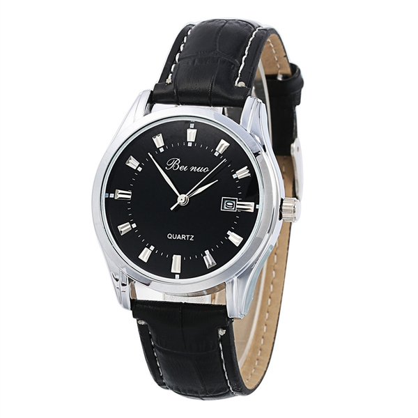 New Men's Watch Fashion Quartz Wrist Watches With Auto Date Display ...