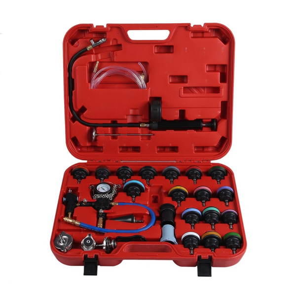 27pcs Auto Car Water Tank Cooling Leaking Radiator Pressure Tester Kit ...