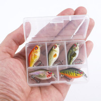 5pcs/lot Fishing Lure 3.5cm 2g Crankbaits Micro Hard Pesca Artificial ...