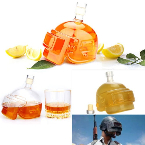 Hot Helmet decanter Vodka Whiskey Wine Bottles Decanter stopper Crystal ...