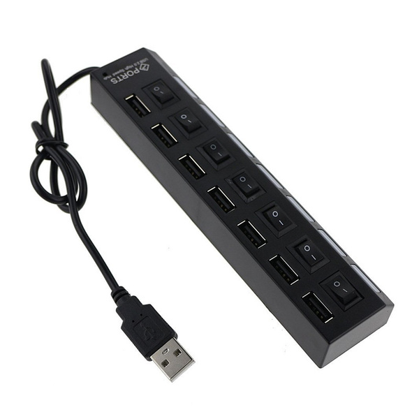 7 USB Outlets Small Splitter Switch Bricks Set Light Up The Blocks Set ...
