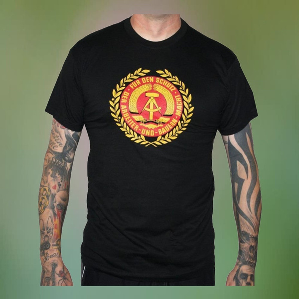 Fashion Mens Manner T-Shirt | NVA Schwarz DDR Shirts Nostalgie Armee ...