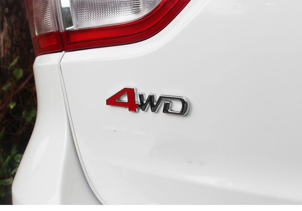 Car Styling 3D Chrome Metal Sticker 4WD Displacement Emblem 4X4 SUV ...