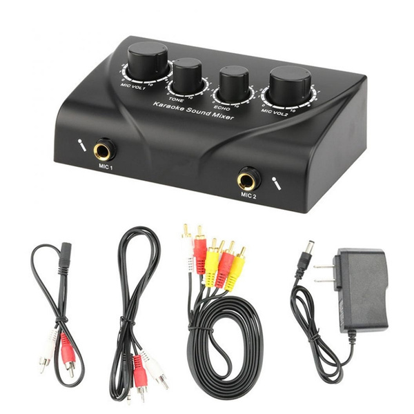 Stylish Pro Portable Mini Digital Audio Sound Karaoke Echo Mixer ...