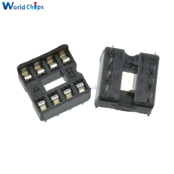 10PCS 8pin DIP IC Sockets Adaptor Solder Type 8 Pin 100% Origin | Wish