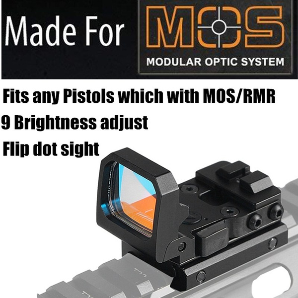 Red Dot Reflex Sight Tactical Flip Red Dot Pistol Sight 3 MOA Red Dot ... Red Dot Reflex Sight Tactical Flip Red Dot Pistol Sight 3 MOA Red Dot ...