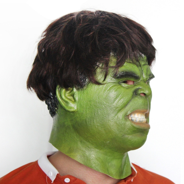 Super Hero Movie Hulk Invincible Hawk Simulation Mask Latex Head Cover ...