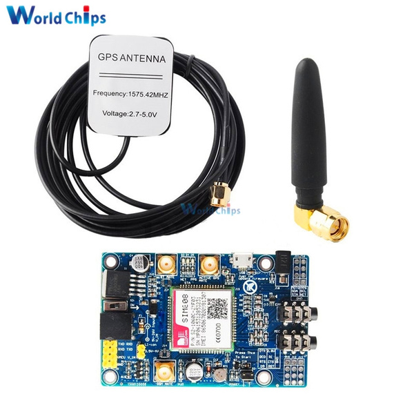 SIM808 Module GSM GPRS GPS Development Board SMA With GPS Antenna For ...