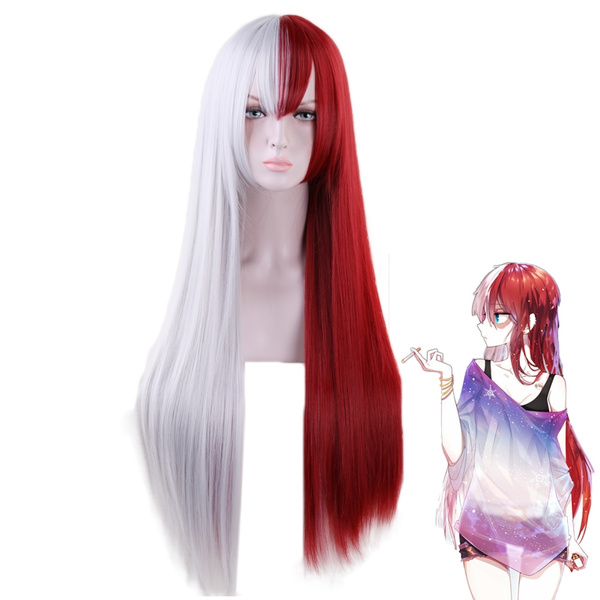 Anilnc My Hero Academia Todoroki Shoto Synthetic Long Straight 80CM ...