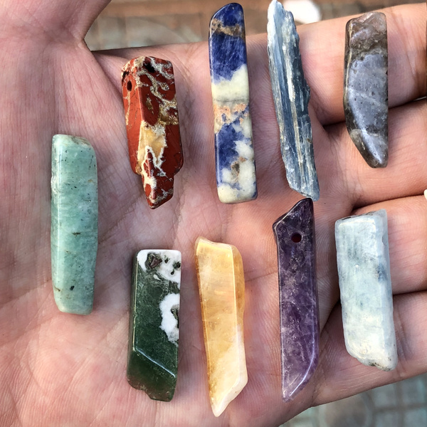15 Different Natural Stone Set Reiki Gemstone Stone Specimens Children ...