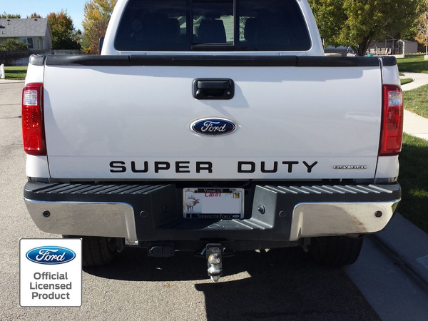 FORD SUPER DUTY TAILGATE LETTER INSERTS VINYL STICKERS F-250 F-350 | Wish