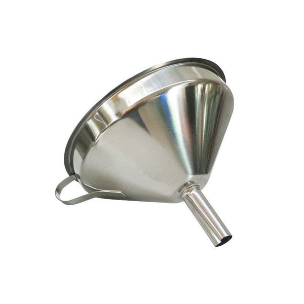 Stainless Steel Metal Kitchen Funnel Easy To Clean Wine Water Filter ...