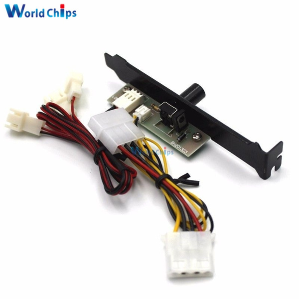 3 Channels PC Cooler Cooling Fan Speed Controller for CPU Case HDD VGA ...