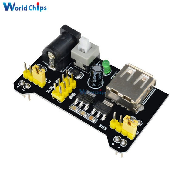 5PCS MB102 Breadboard Power Supply Module 3.3V 5V For Arduino ...