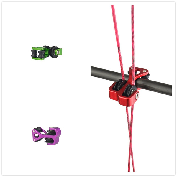 Aluminum Archery Cable Slide Compound Bow String Splitter Roller Glide ...