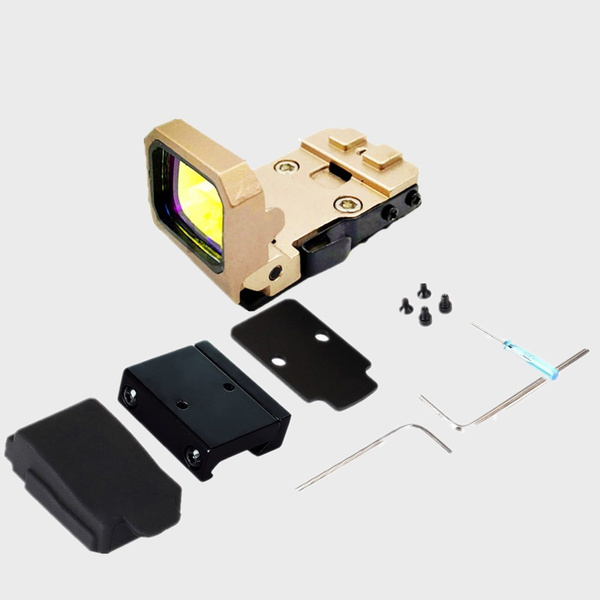 Flip Red Dot Holographic Reflex Sight RMR style Reflex Optics Sight TAN ...