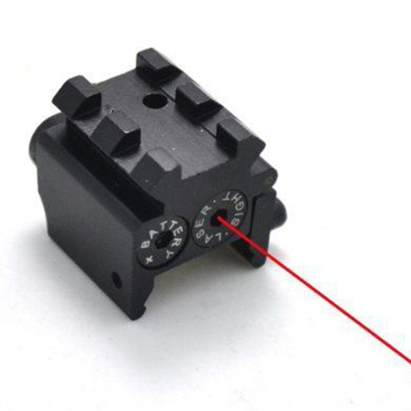 Red Laser Sight Mini Compact Scope 20mm Picatinny Rail for subcompact ...