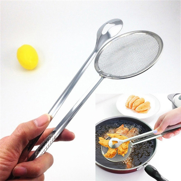 Creative Filter Spoon with Clip Multi-functional Stainless Steel ...